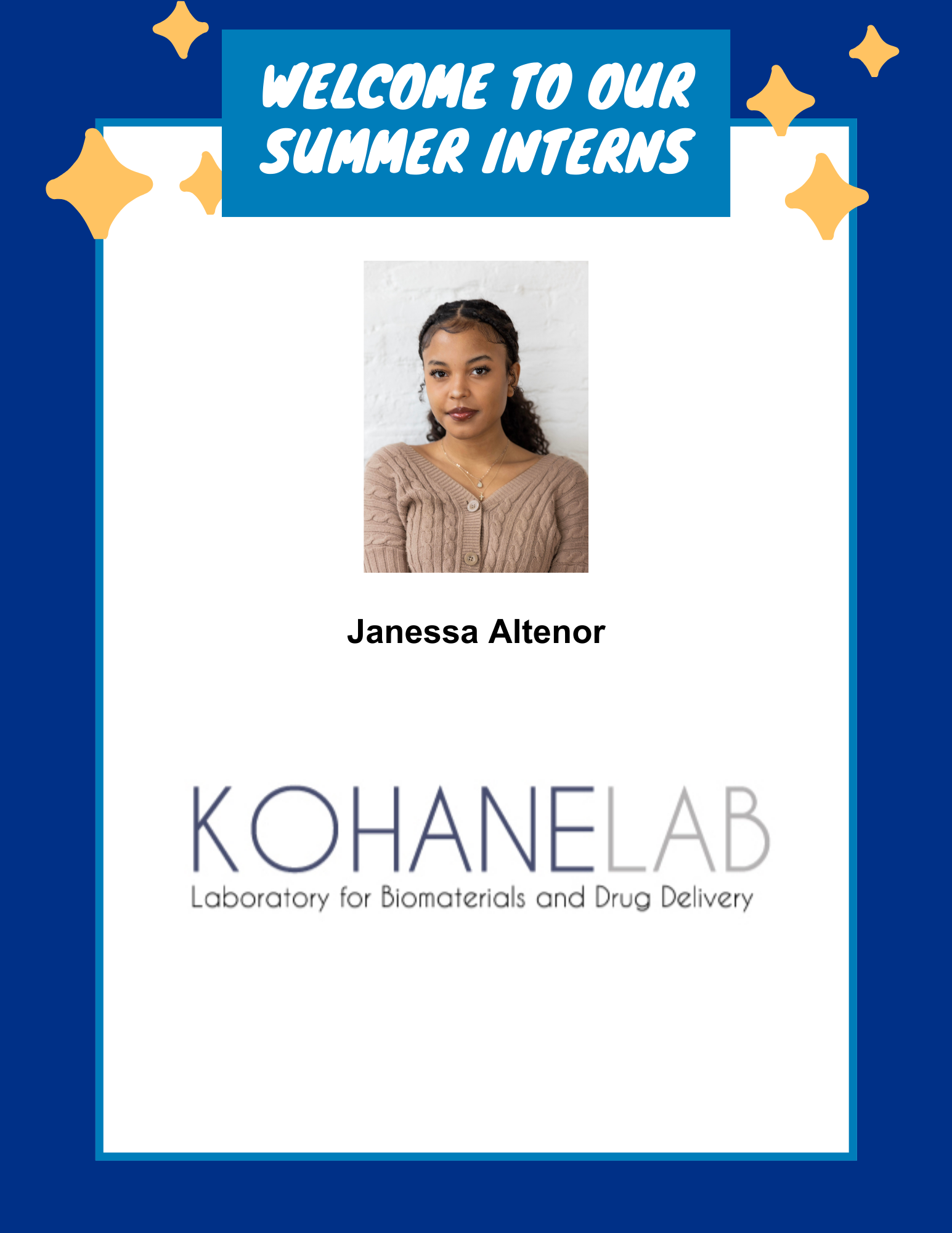 Meet the Kohane Lab’s Summer Interns! (Part 2) - Kohane Lab